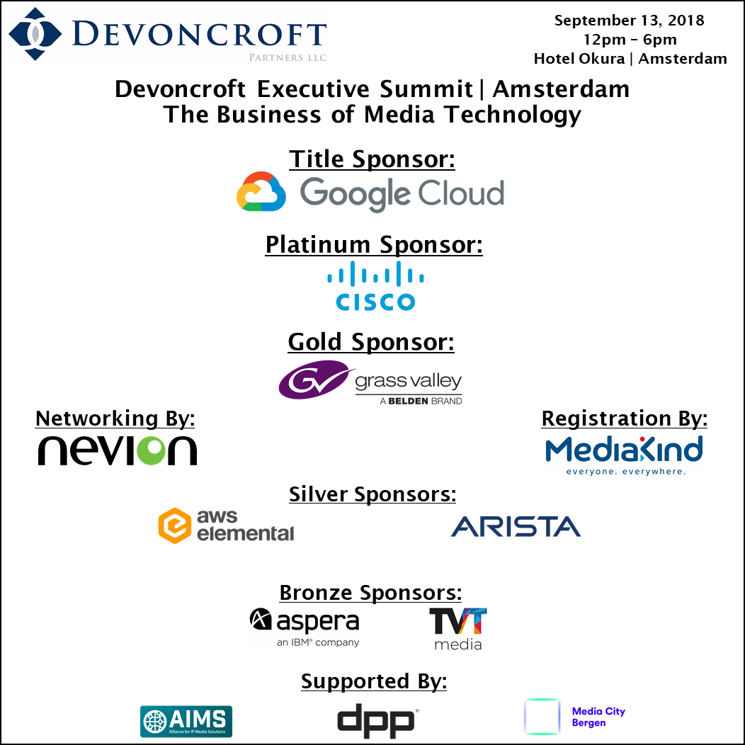 Sponsors and Supporters – V6 | Devoncroft Partners