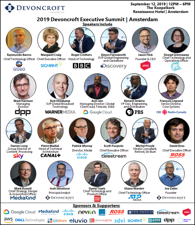 Full Agenda and Speaker Line-Up for 2019 Devoncroft Executive Summit | Amsterdam